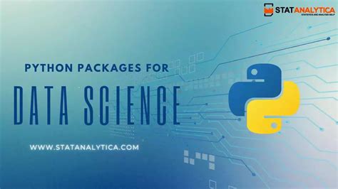 top 8 python packages for data science you must know stat analytica