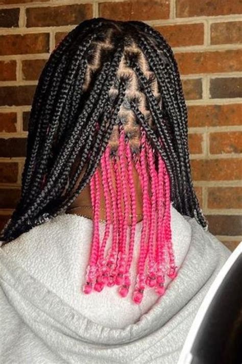Knotless Braids With Beads And How To Style Them Curly Girl Swag