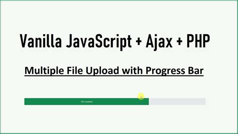 webslesson how to upload multiple file with progress bar using