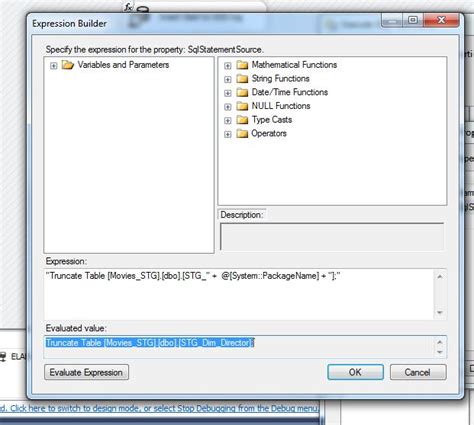 sql server ssis truncate table error stack overflow
