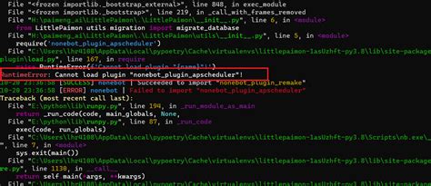 启动时报错failed to import nonebot plugin apscheduler · issue 310
