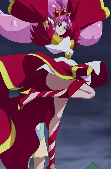 Akagi Towa And Cure Scarlet Precure And 1 More Drawn By Haruyama