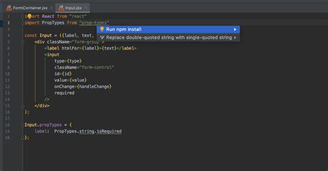 not seeing node module dependencies ides support intellij platform