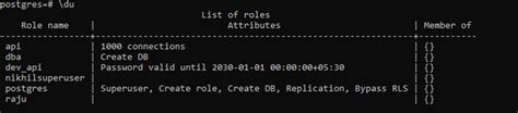 postgresql create role geeksforgeeks