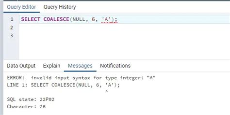 invalid input syntax for type integer in postgresql understanding