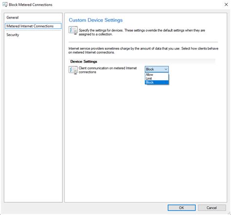 lockdown diary metered internet connections and broken configmgr