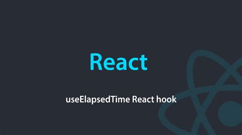 react hook to measure elapsed time using requestanimationframe