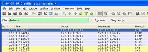kb34369 how to use wireshark to troubleshoot kerberos issues