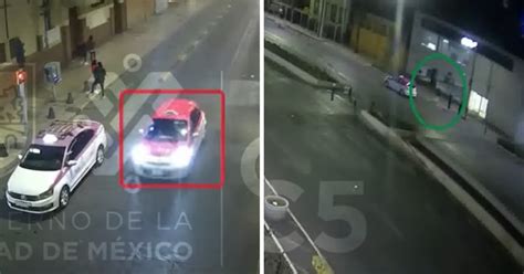Video Taxista Secuestra A Mujer Fuera De Un Banco En La Cdmx