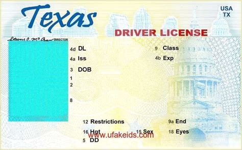 Texas Drivers License Id Number Number Sample Lasopatg