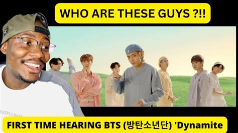 First Time Hearing Bts 방탄소년단 Dynamite Reaction Youtube
