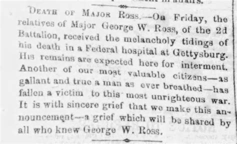 Cs Ross George Washington Biographic Profiles We Will Remember