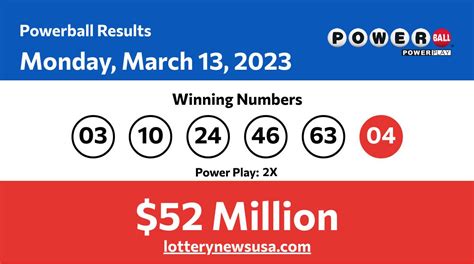 Powerball March 13th 2025 Katya Melamie