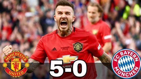 Manchester United 99 Vs Bayern Munich Legends 5 0 All Goals