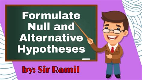 Formulating Null And Alternative Hypotheses Statistics And