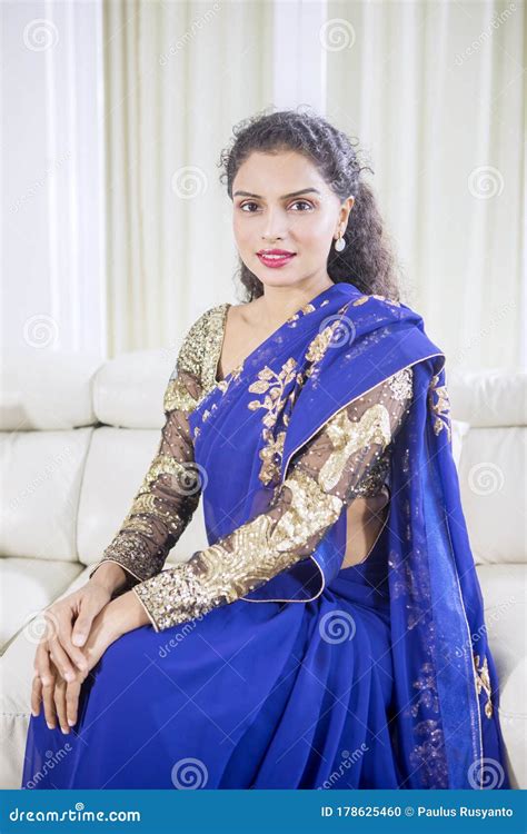 Indian Blue Saree Telegraph