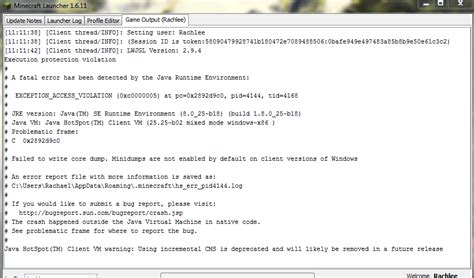 fatal error detected by the java runtime enviroment microsoft community
