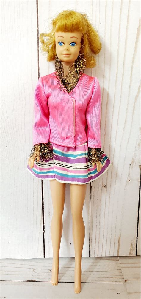 Vintage Rare Original 1958 1962 Freckled Blonde Midge Barbie Etsy