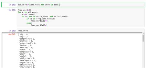 text summarization in python with spacy library present slide