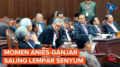 Momen Anies Dan Ganjar Saling Lempar Senyum Saat Mk Tolak Dalil Dalil