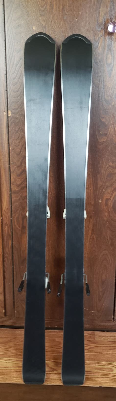 120cm Jr Skis Salomon Enouro With Salomon C7 Bindings Used Clean