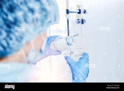 Food Expert Control Quality Milk Fat In Laboratory Dairy Factory