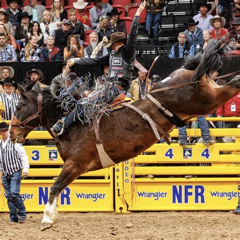 Zeke Thurston 2023 Nfr Bronc Riding Nation
