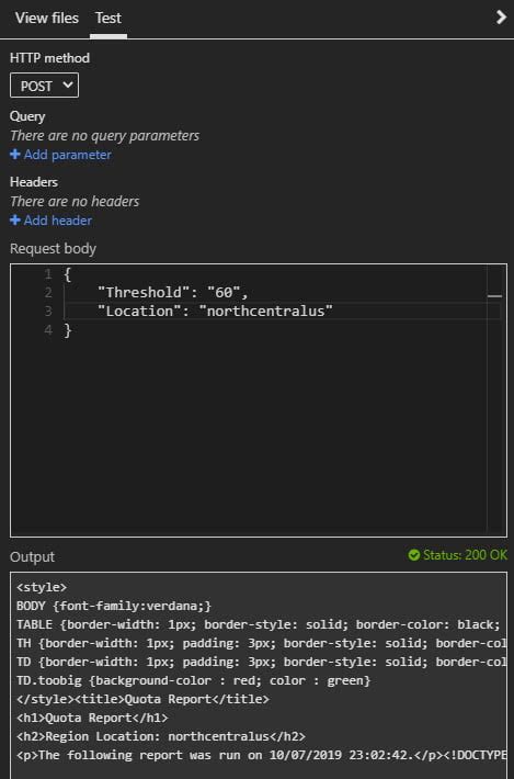 html reports using azure logic apps and powershell