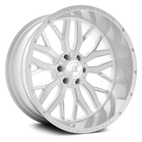 Axe® Ax1 3 Compression Forged Wheels Gloss White With Milled Accents Rims