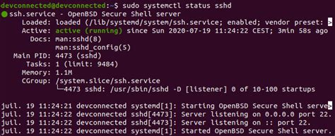 How To Install And Enable Ssh Server On Ubuntu 20 04 Devconnected