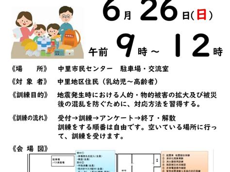 2022年6月13日 中里市民センター公式hp