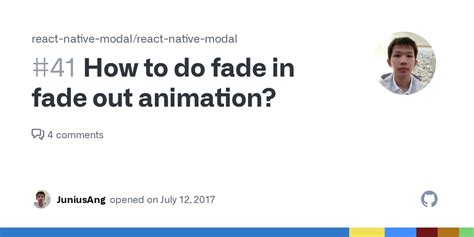 how to do fade in fade out animation · issue 41 · react native modal