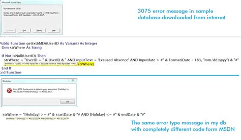 ms access msaccess 2010 vba syntax error in date in query expression