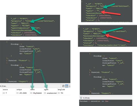 losing records when unwind results of lookup operation in mongodb