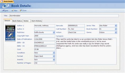 access database templates library library catalog access database