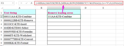 convert number to text in excel with leading zeros how