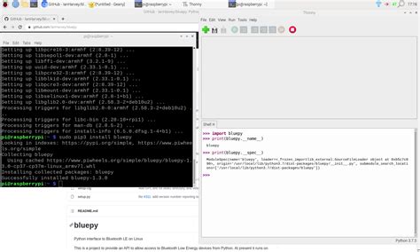 hello raspberry pi install bluepy on raspberry pi for python3 and