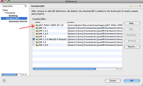 [solved] eclipse mac os default jre missing 9to5answer
