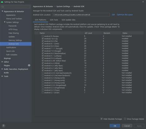 android sdk error occurs when trying to build an android unity game