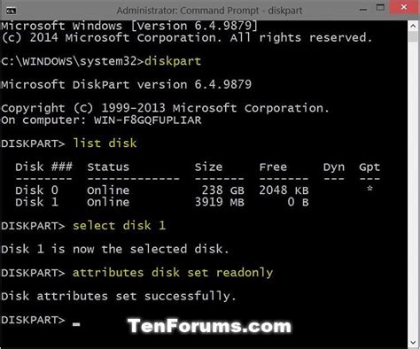 Enable Or Disable Disk Write Protection In Windows Tutorials