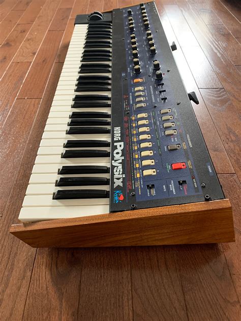 matrixsynth korg polysix analog polyphonic synth w kiwisix midi mod