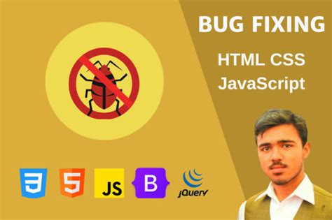 fix bugs errors in html css tailwind css bootstrap javascript