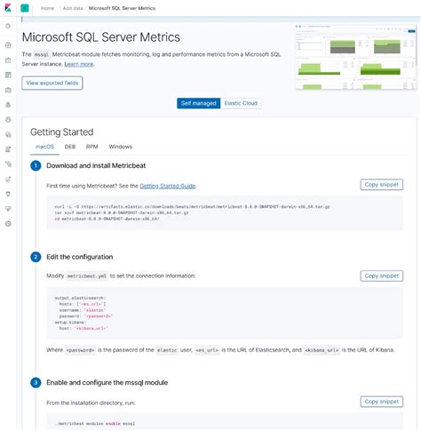 monitoring microsoft sql server using metricbeat and elasticsearch