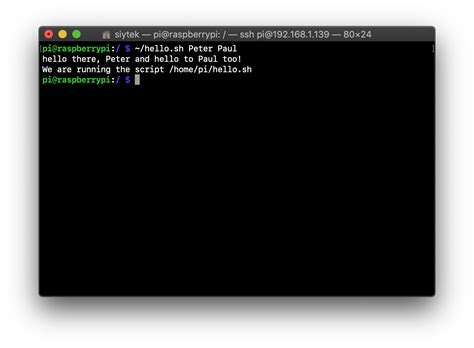 how to write a bash script with arguments siytek