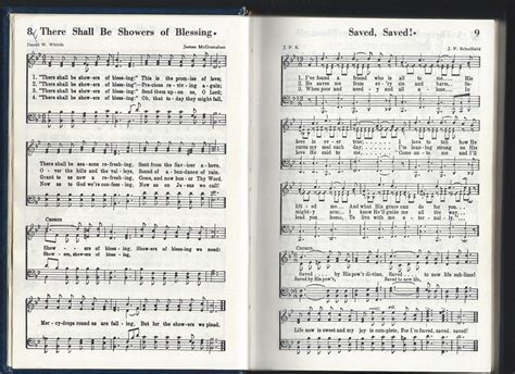 There Shall Be Showers Of Blessing Fellowship Hall