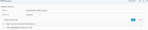 Pgp Security Encryption Decryption Signature Validation In Sap