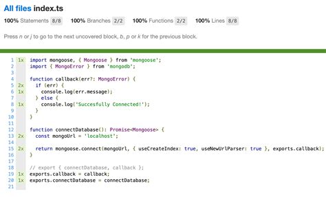 javascript how to test nnect callback method with jest