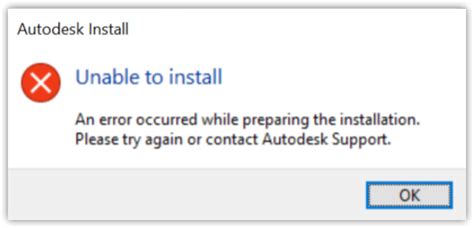 installation impossible une erreur s est produite lors de la