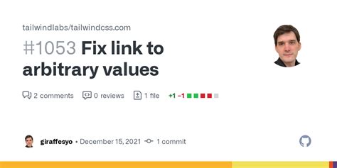 fix link to arbitrary values by giraffesyo · pull request 1053
