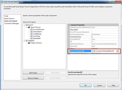 synchronous processing in the ssis script component tim